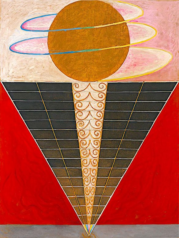 Hilma af Klint, art at the dictation of spirits from another world.
