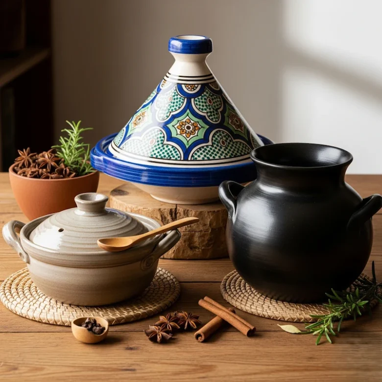 Cooking with clay: primitive materials in modern rituals