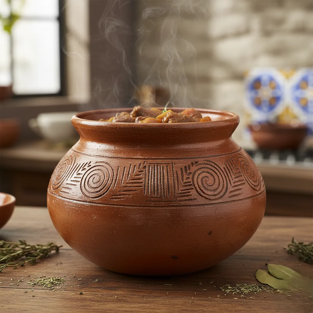 Cooking with clay: primitive materials in modern rituals