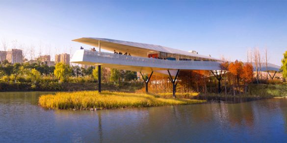 Fish Tail Park, a floating forest in China - NEOMANÍA Magazine